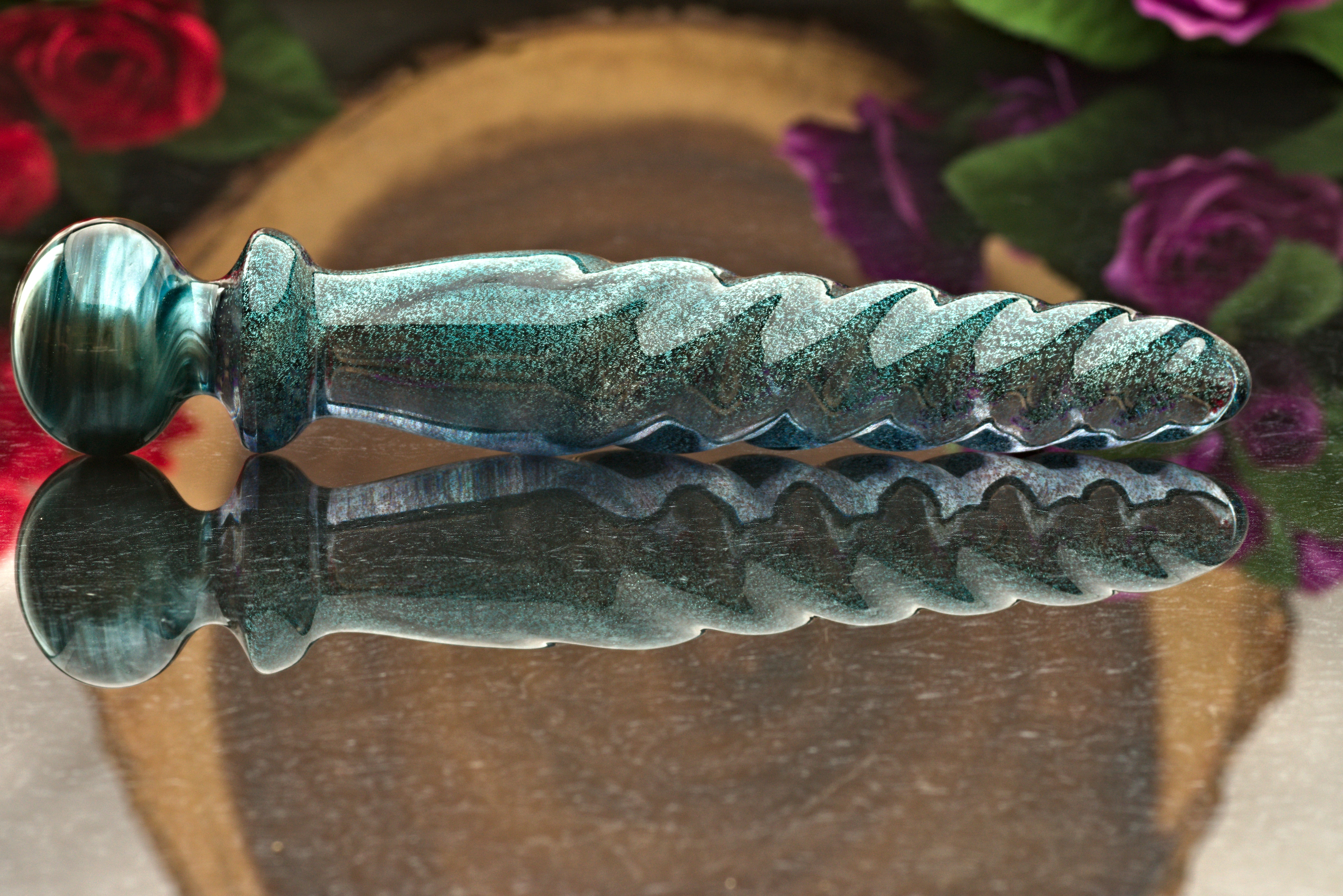 Sapphire Snow Unicorn – Simply Elegant Glass